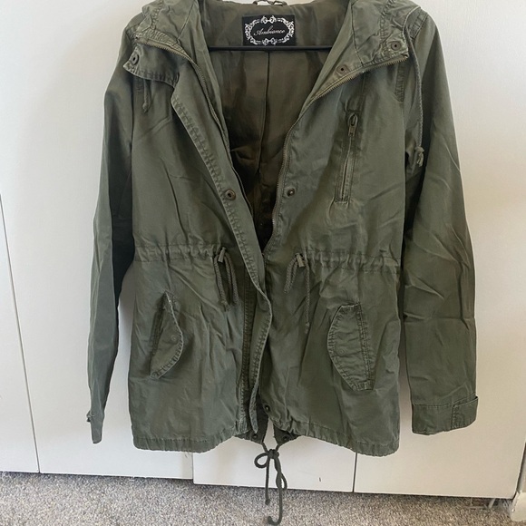 Amazon | Jackets & Coats | Olive Green Lightweight Jacket | Poshmark